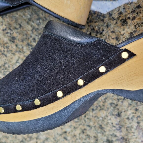 M.Gemi | Shoes | Mgemi Black Suede Clog Mule The Greta | Poshmark